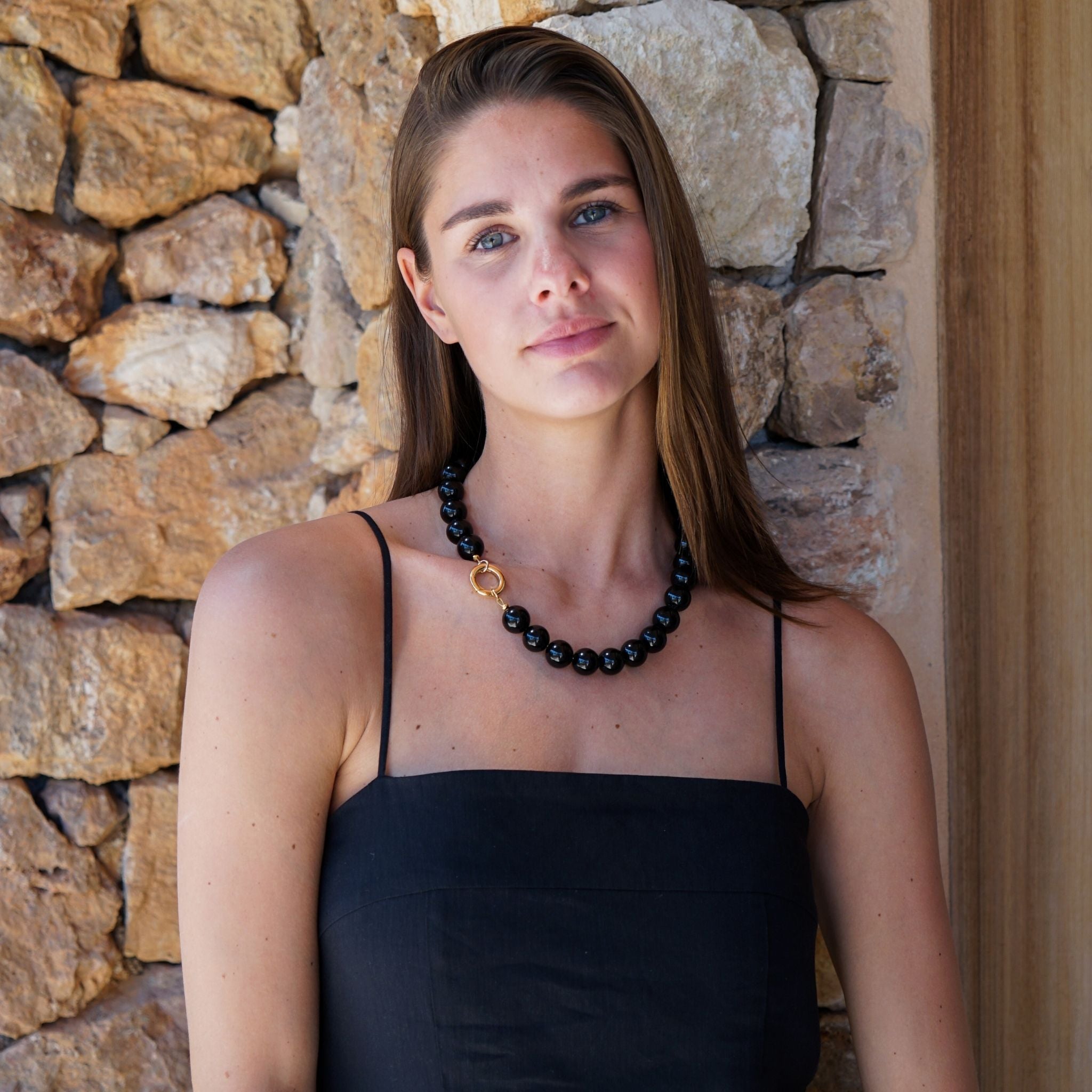 Retro '16 Black Onyx - Necklace – Stellar Whispers